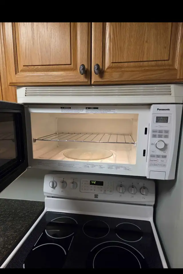 Kenmore glass top convection slf cln rnge wt OTR | Stoves, Ovens ...