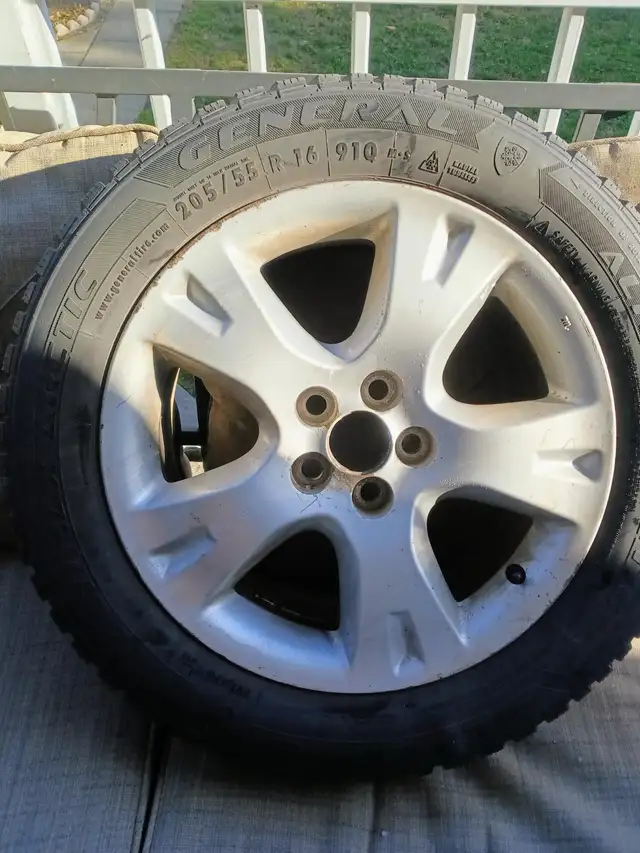 4 Winter Tires & Mags - 205/55 R16 | Tires & Rims | City of Montréal ...