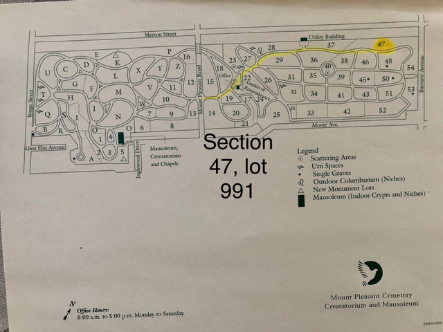 Mount Pleasant Cemetery Double Plot for Sale | Other | City of Toronto ...