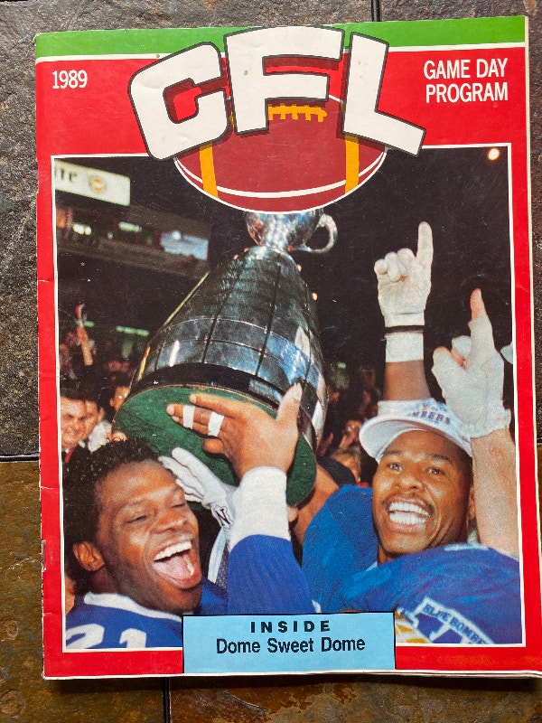12 Vintage CFL Illustrated and Game Day Programs | Magazines | Edmonton ...