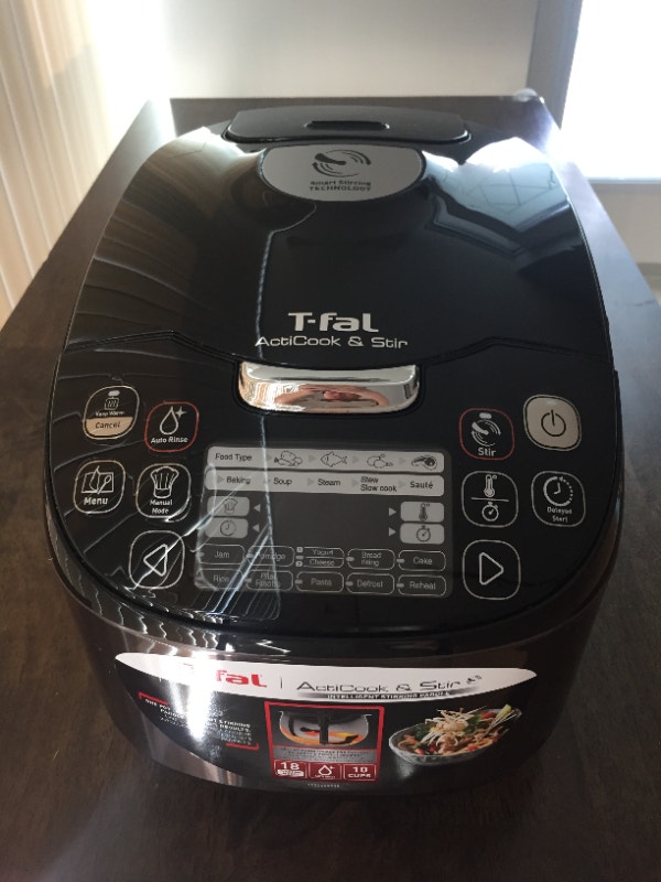 Brand new rice and food cooker T-fal ActiCook & Stir 10 cups ...