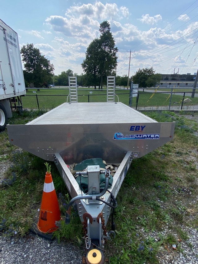 20’ 7ton eby tandem axle aluminum deckover equipment trailer | Cargo ...