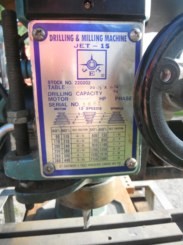 JET (Craftex/Busybee) benchtop milling machine with stand | Power Tools ...