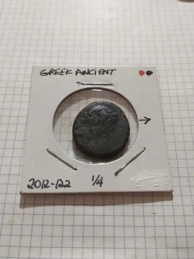 Interesting ancient Greek coin, unattributed | Arts & Collectibles ...
