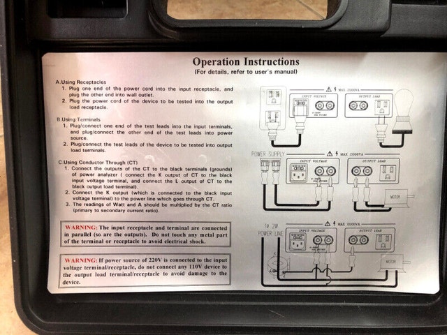 Extech 380803 TRMS Power Analyzer/Data Logger | Appareils électroniques ...