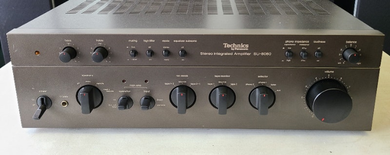 TECHNICS SU-8080 STEREO AMPLIFIER & TECHNICS ST-9038 TUNER | Stereo ...