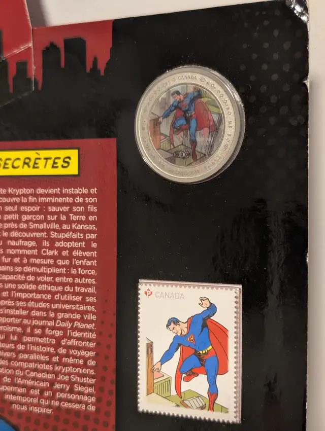 Superman Collectible Coin and Stamp Set | Arts & Collectibles ...