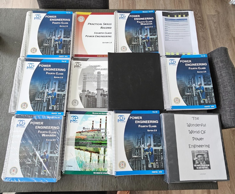 4th Class Power Engineering Books Plus Notes & Extras | Textbooks ...