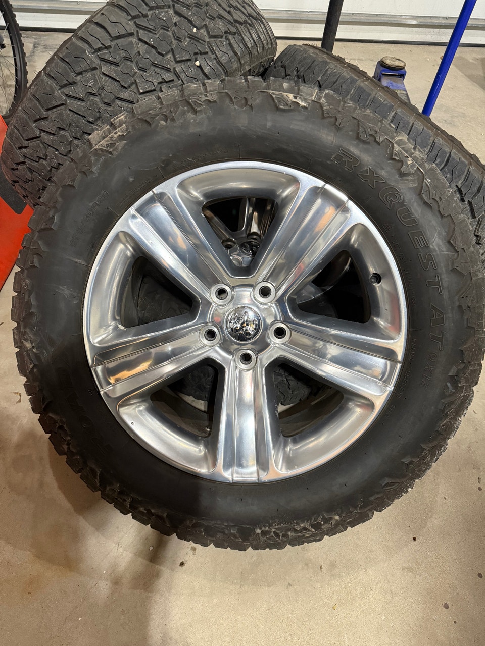 275/60r20 RXQuest AT tires on ram rims | Tires & Rims | Winnipeg | Free ...