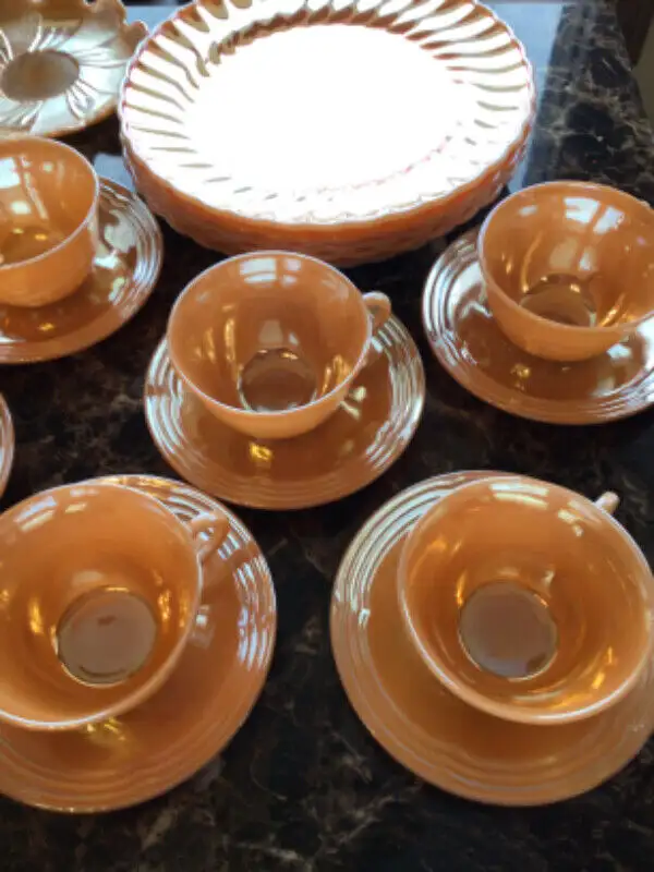 Fire King Peach Lustreware | Arts & Collectibles | Edmonton | Free ...