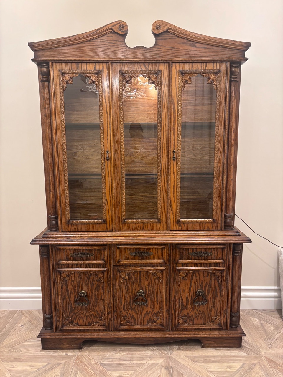 Solid Wood Buffet & Hutch | Hutches & Display Cabinets | City of ...