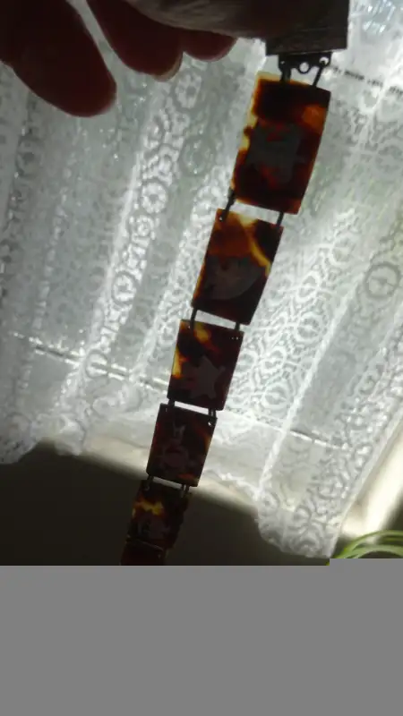 Bracelet, tortoise shell, Vintage 1940s, with silver decoration | Arts ...