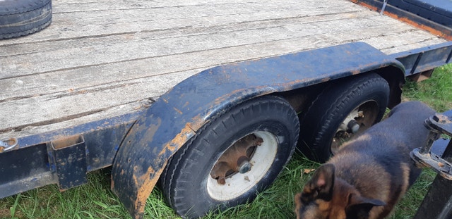 Tandem axle Trailer Float ideal for skidsteer or smaller tractor ...