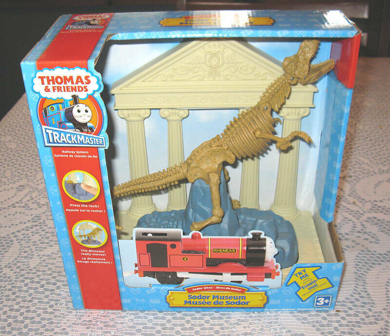THOMAS FRIENDS TRACKMASTER MUSÉE DE SODOR T REX ANNÉE 2008 NEUF ...