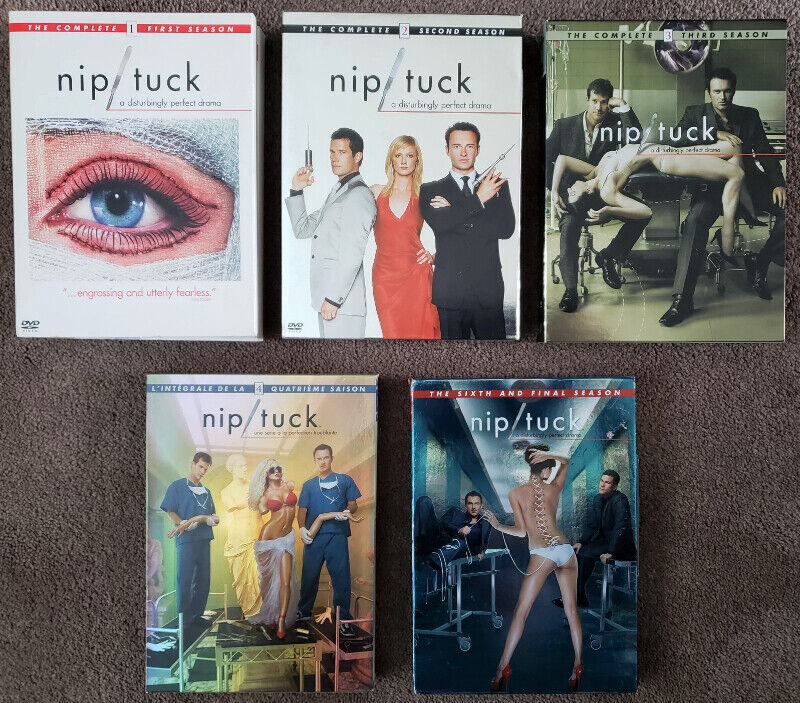 DVD: NIP & TUCK TV Series - SEASONS 1 + 2 + 3 + 4 + 6 | CD, DVD et Blu ...