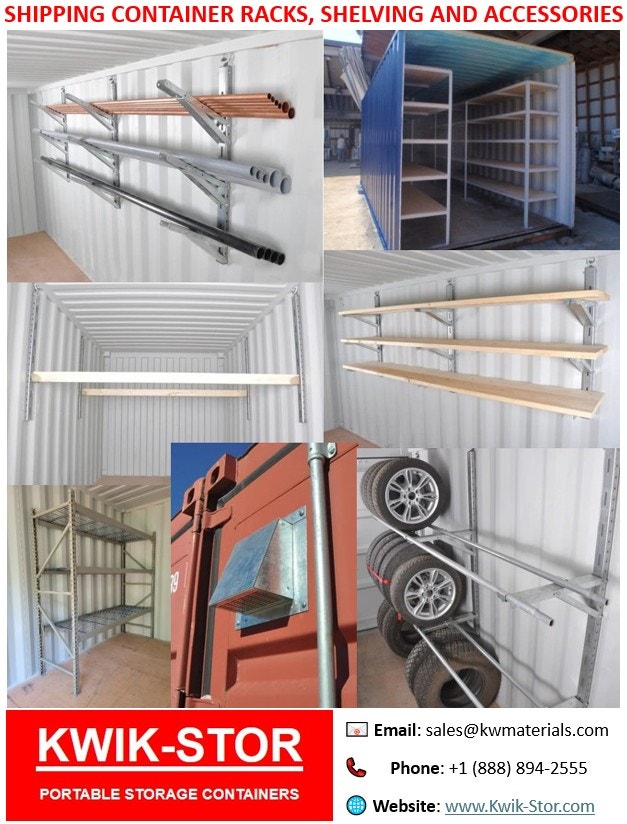 SEA CONTAINER SHELVING, SHIPPING CONTAINER RACKS AND ACCESSORIES ...