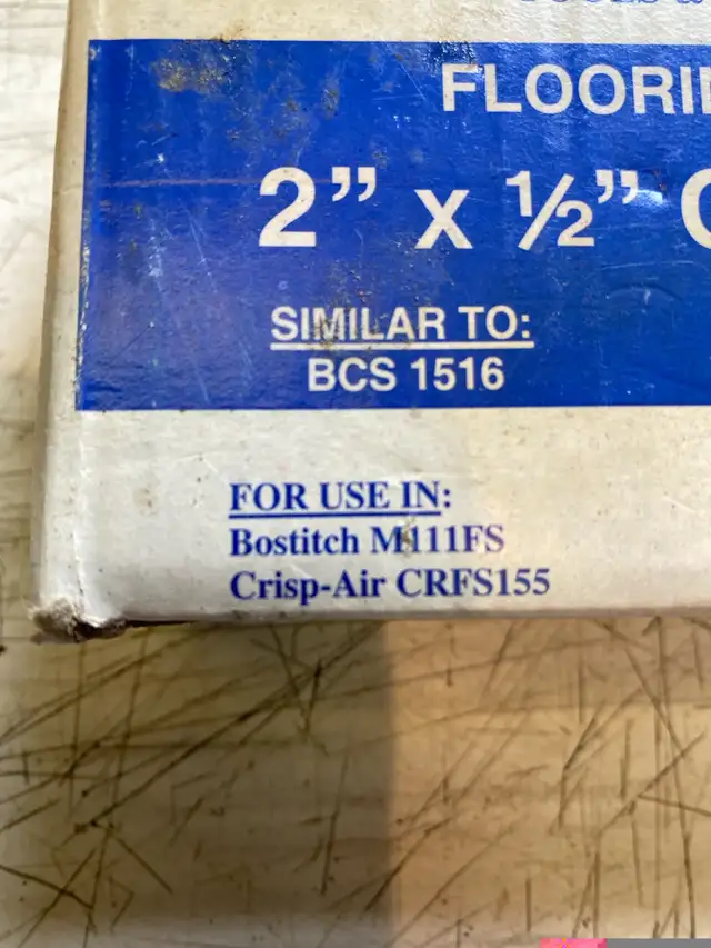 Crisp air 2 inch times half-inch staples | Power Tools | Windsor Region ...