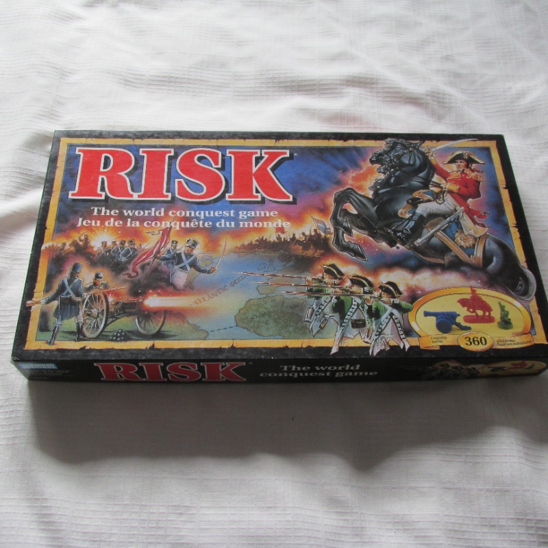 1993 RISK JEU DE LA CONQUETE DU MONDE PARKER BROTHERS BOARD GAME ...