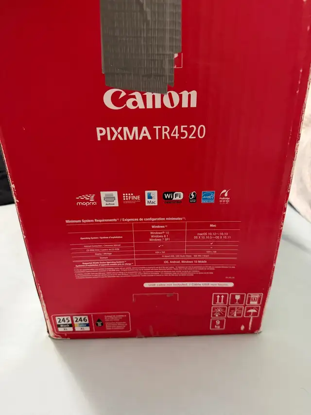Canon PIXMA TR4520 Wireless All-in-One Printer (Print/Scan/Copy ...