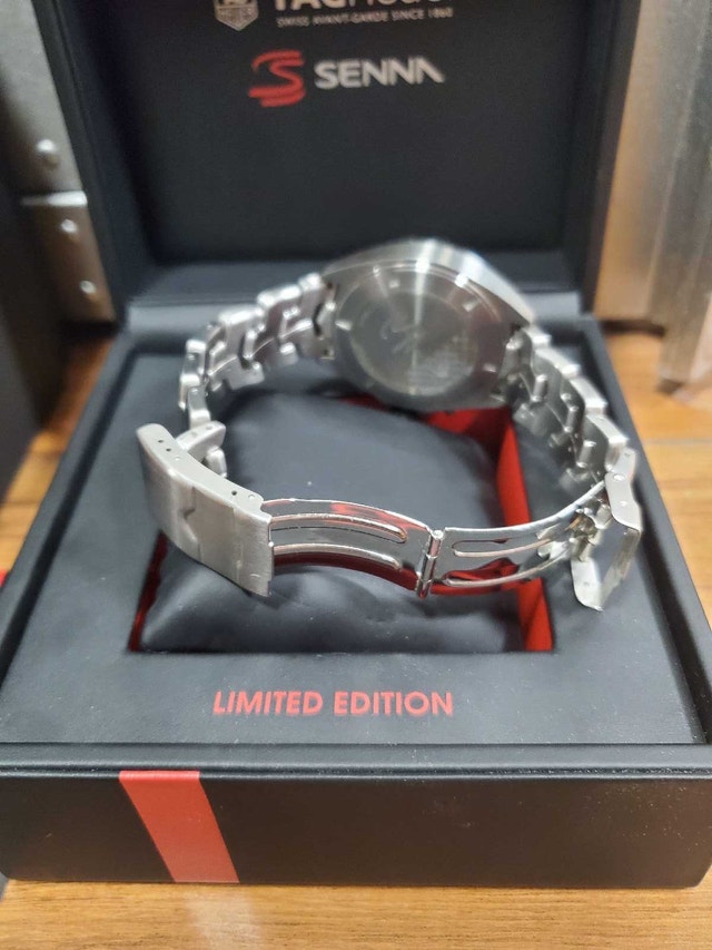 Ayrton Senna Tag Heuer Carrera F1 watch | Arts & Collectibles | City of ...