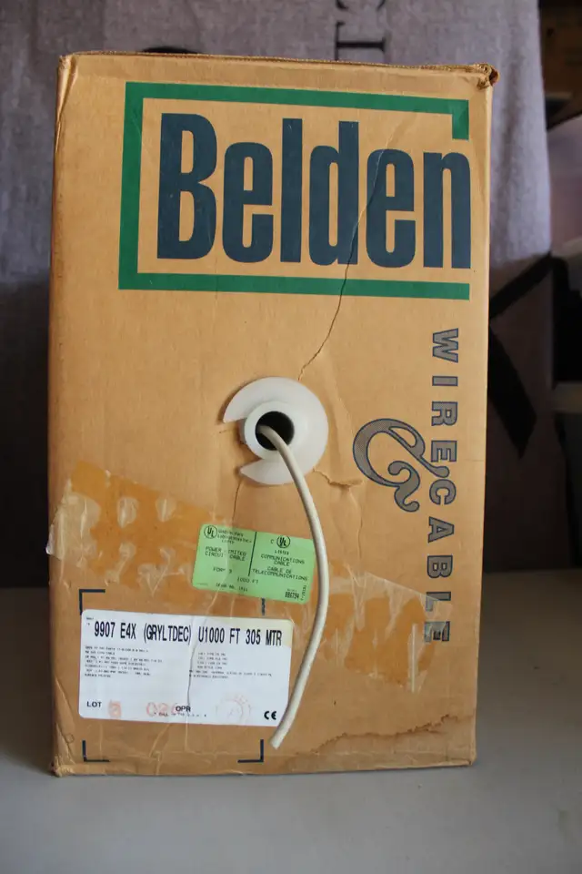 Belden 9907 E4X Gryltdec 50 Ohm Coax Cable #9907 ~ 1000 Feet | General ...
