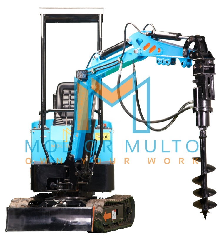 M1T 1 Ton Mini Excavator including 5 Attachments plus Boom swing ...