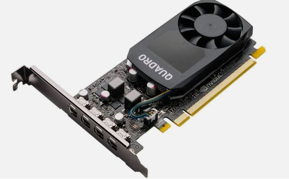 NVIDIA Quadro P620 2GB 128-bit GDDR5 Graphics Card/ 4*Mini DP/ L ...