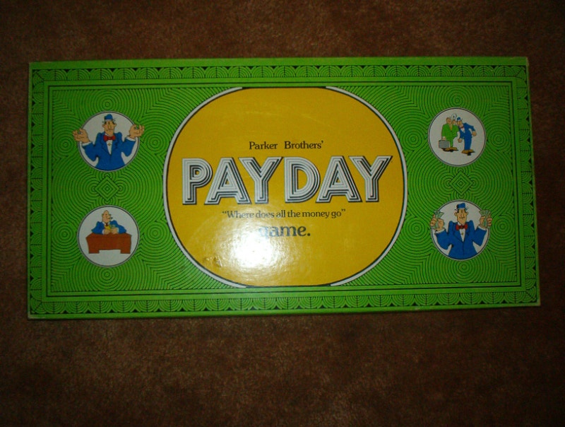 Vintage PayDay Green Box Board Game Pay Day | Toys & Games | Calgary ...