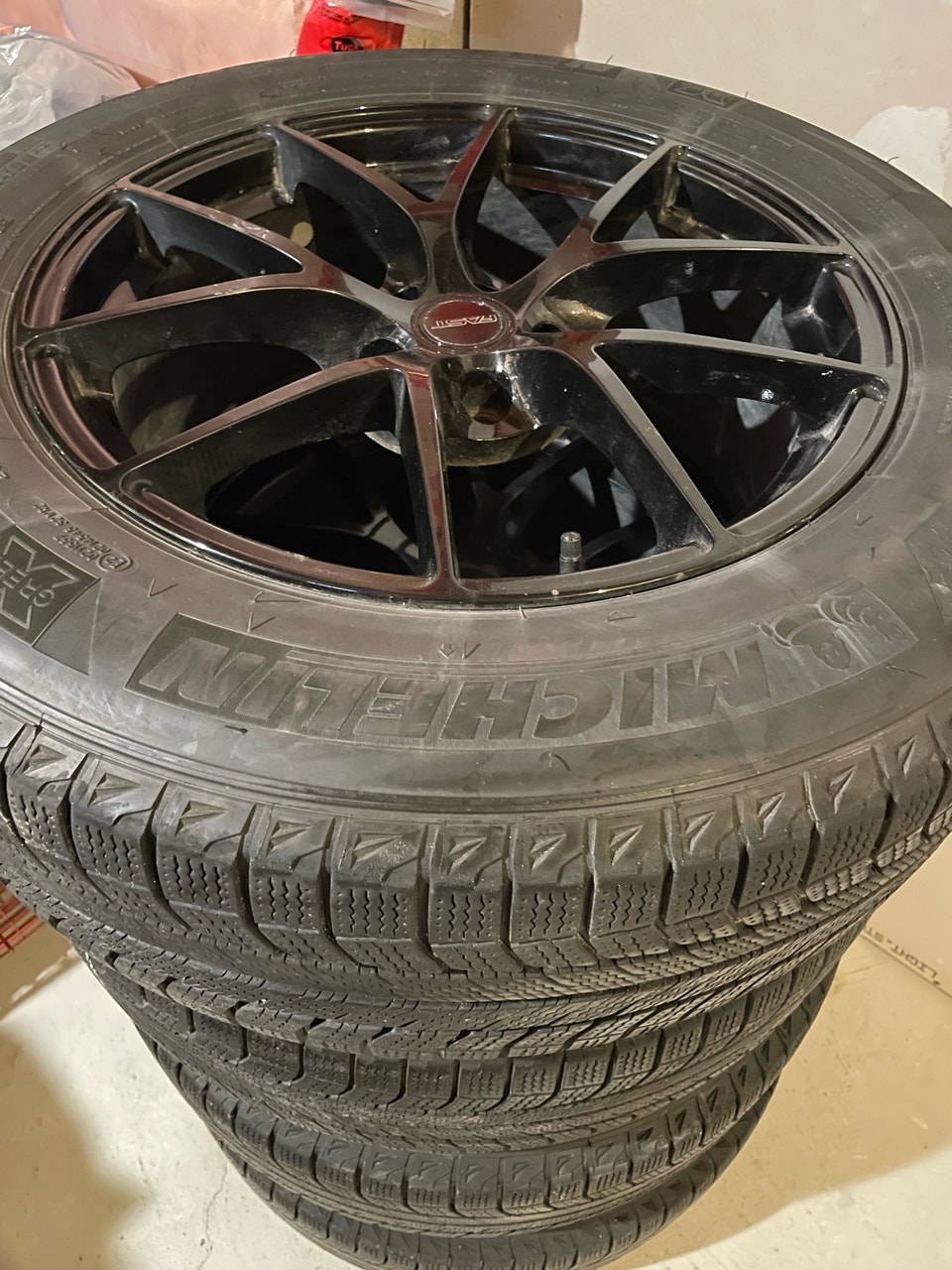 235/65/R18 106T Michelin X ICE Snow tires on Alloy Rims | Tires & Rims ...