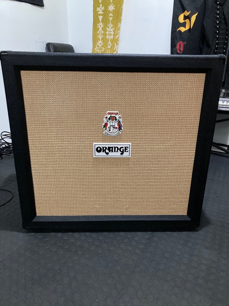 (Trade)-Orange PPC412 cab, black. | Amps & Pedals | Ottawa | Kijiji