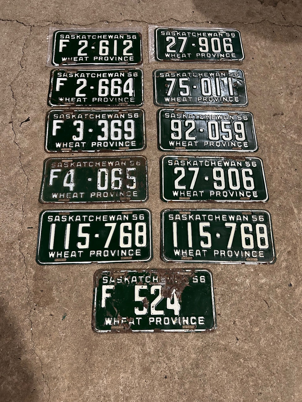 1956 license plates | Arts & Collectibles | Prince Albert | Free local ...