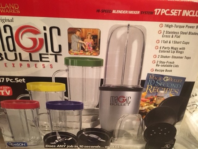 NEW MAGIC BULLET EXPRESS 17 PIECES | Processors, Blenders & Juicers ...