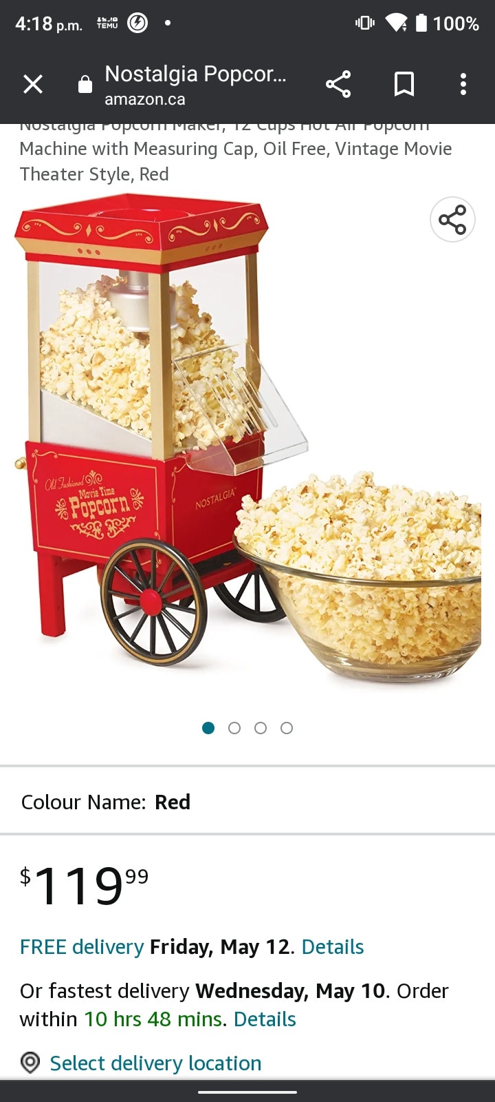 Replica popcorn maker | Other | London | Kijiji