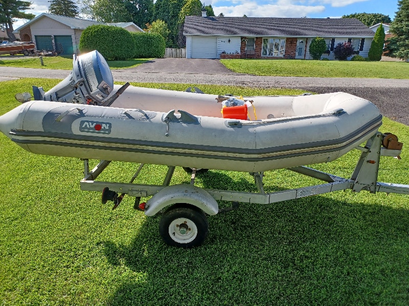 Avon RIB great condition trailer 9.9hp all safety eq ready to go ...