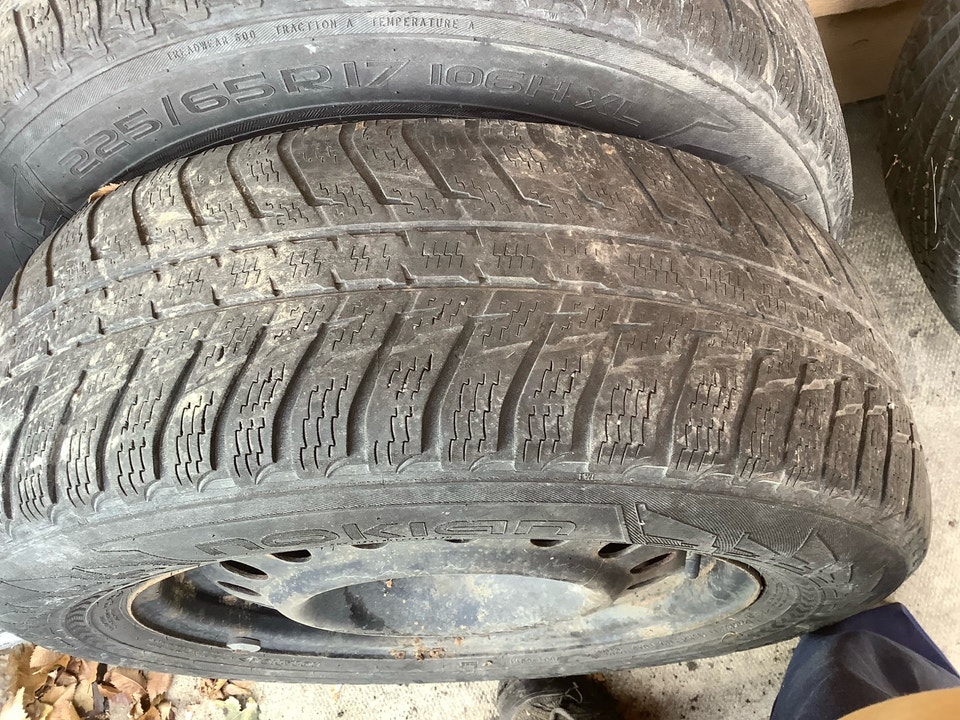 17 inch steel rims Nokian tires 225/65r/17, mud & snow | Tires & Rims ...