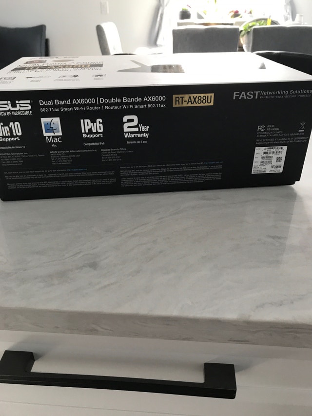 Asus Dual Band AX6000 RT-AX88U 802.11ax Smart Wi-Fi Router | Networking ...