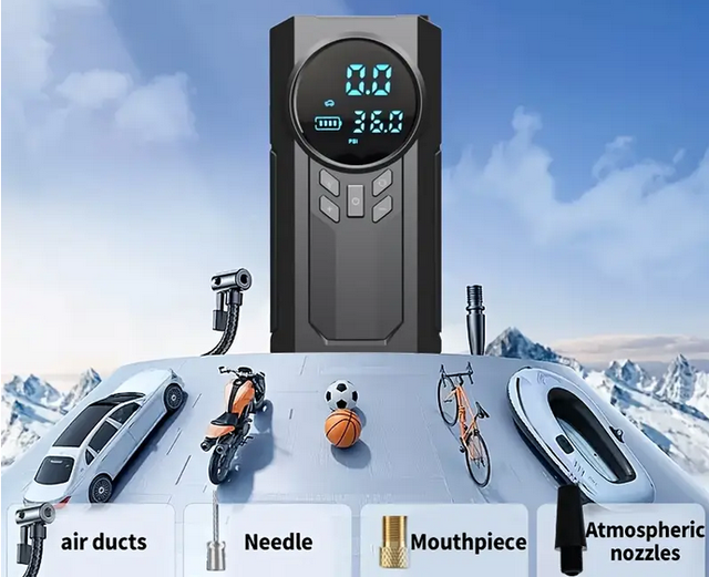 Car Jump Starter Kit with 150PSI Air Compressor 3000A Battery | Other ...