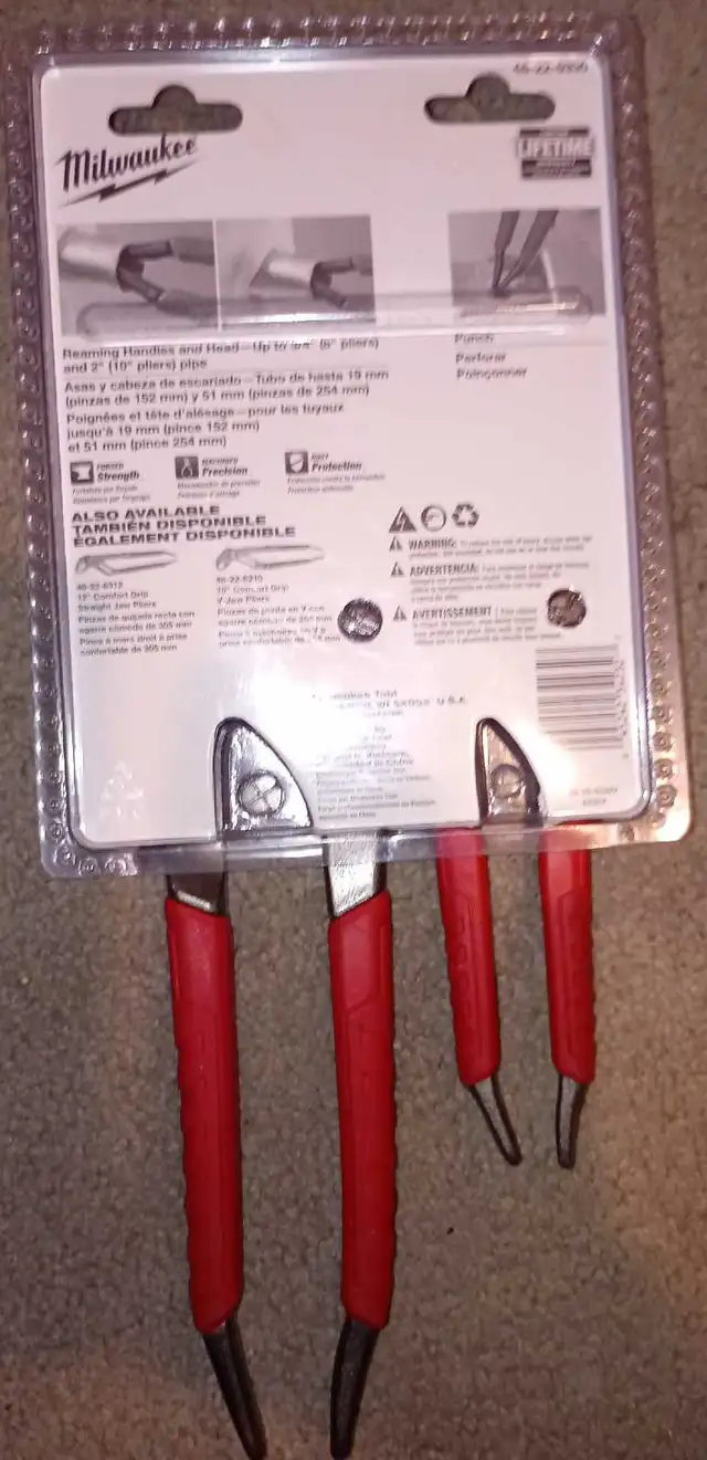 2 Pc. Comfort Grip Straight Jaw Pliers Set | Hand Tools | Edmonton ...