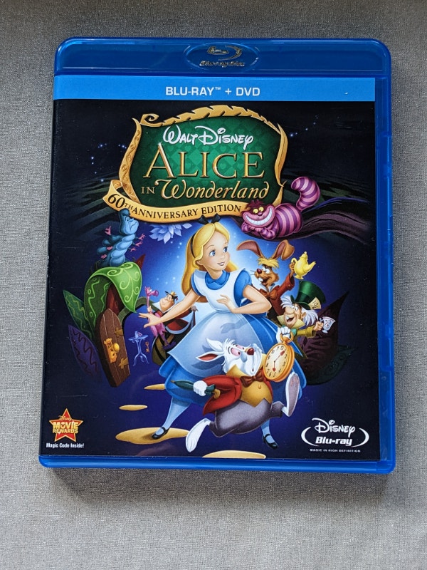 Alice In Wonderland Blu-Ray/DVD | CDs, DVDs & Blu-ray | Kingston | Kijiji