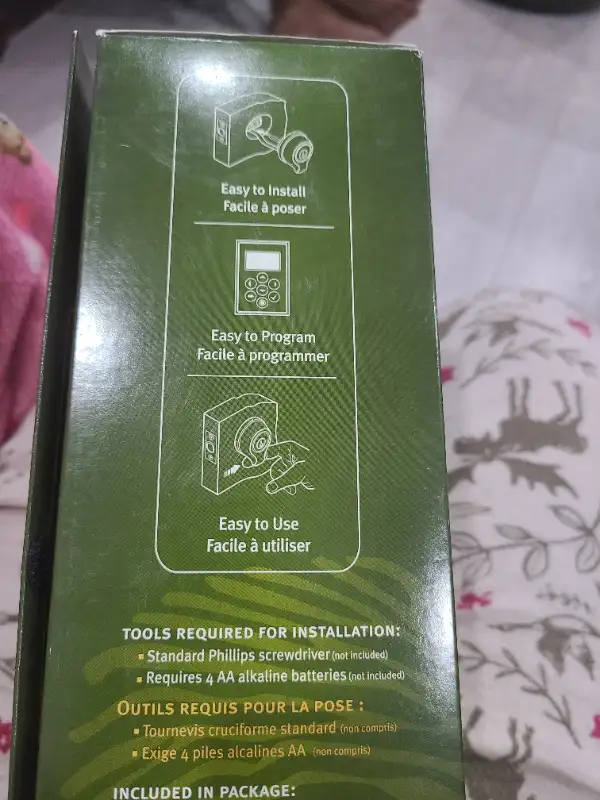 Bnib WEISER LOCK SMART SCAN Door lock biometric fingerprint | Windows ...