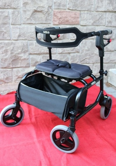 Nexus 3 Wheeled Walker 17 inch Super Low Light, Folding, Height ...