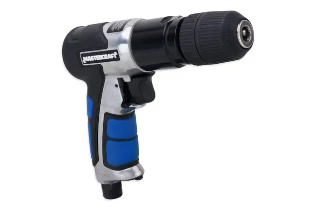 Mastercraft Lightweight Pneumatic Drill, 1800 RPM, 3/8-in 058-93 ...