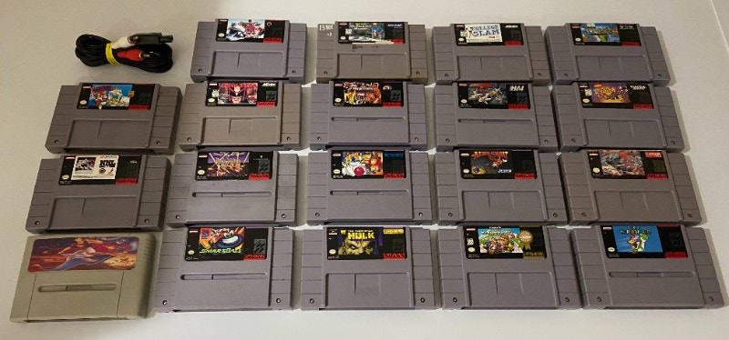 Good SNES Games: Mario Kart, Mario World, Hulk, Street Fighter | Older ...