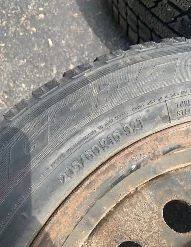 205/60R16 5x100 Winter Tires on Rims | Tires & Rims | St. Catharines ...