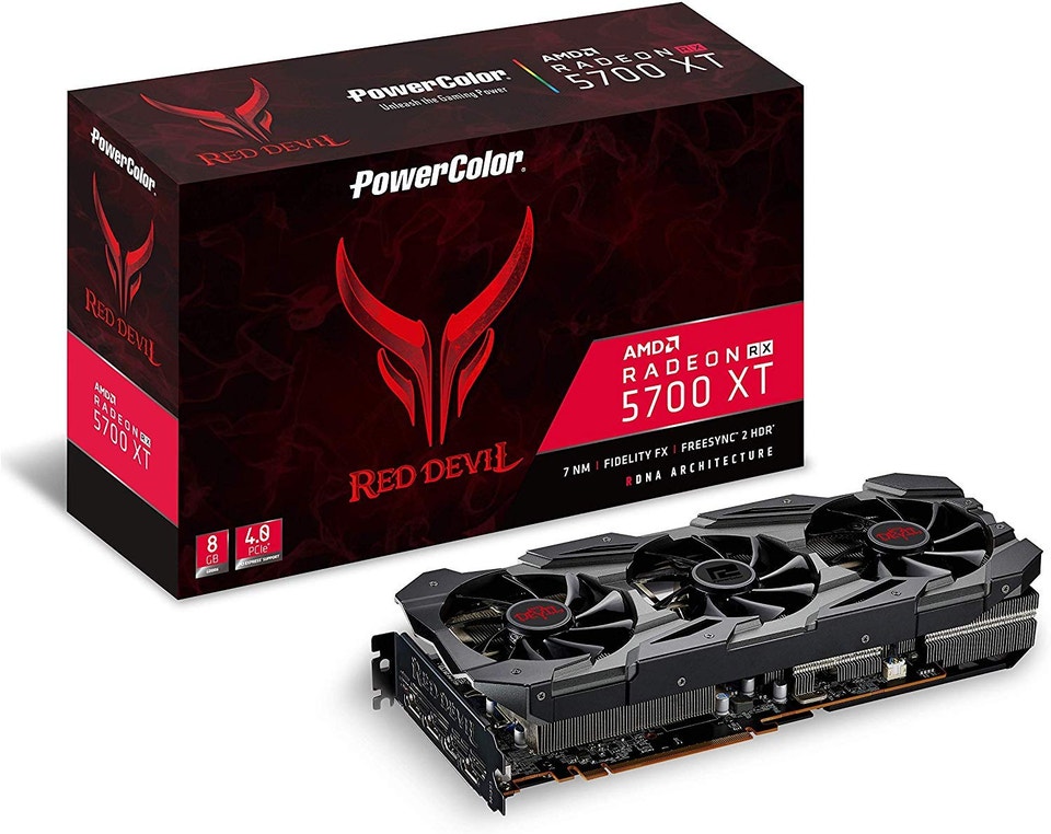 AMD Powercolor RedDevil Radeon 5700 XT 8GB GPU Cash only | System ...