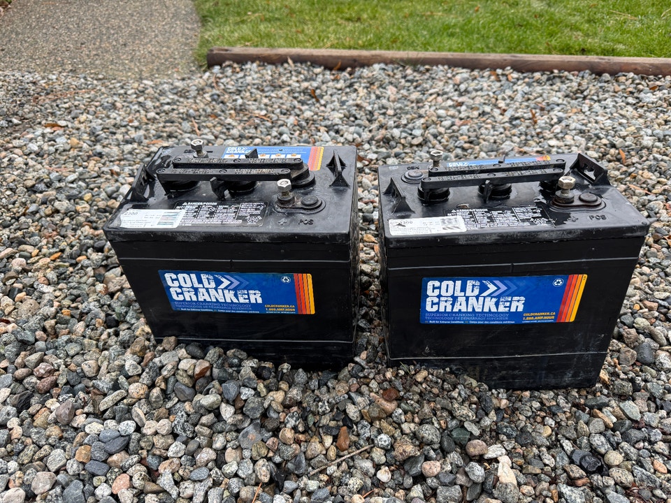 Rv batteries-Crankbrothers 6 volt lead acid | RVs & Motorhomes ...