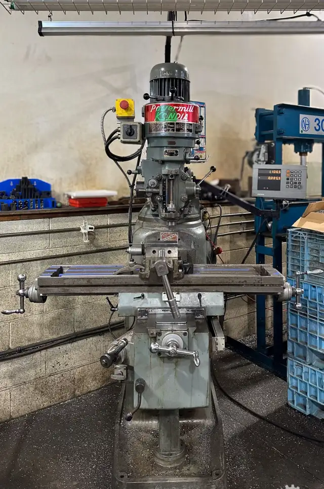 POWERMILL KONDIA FV-1 VERTICAL MILLING MACHINE, HEIDENHAIN DRO | Other ...