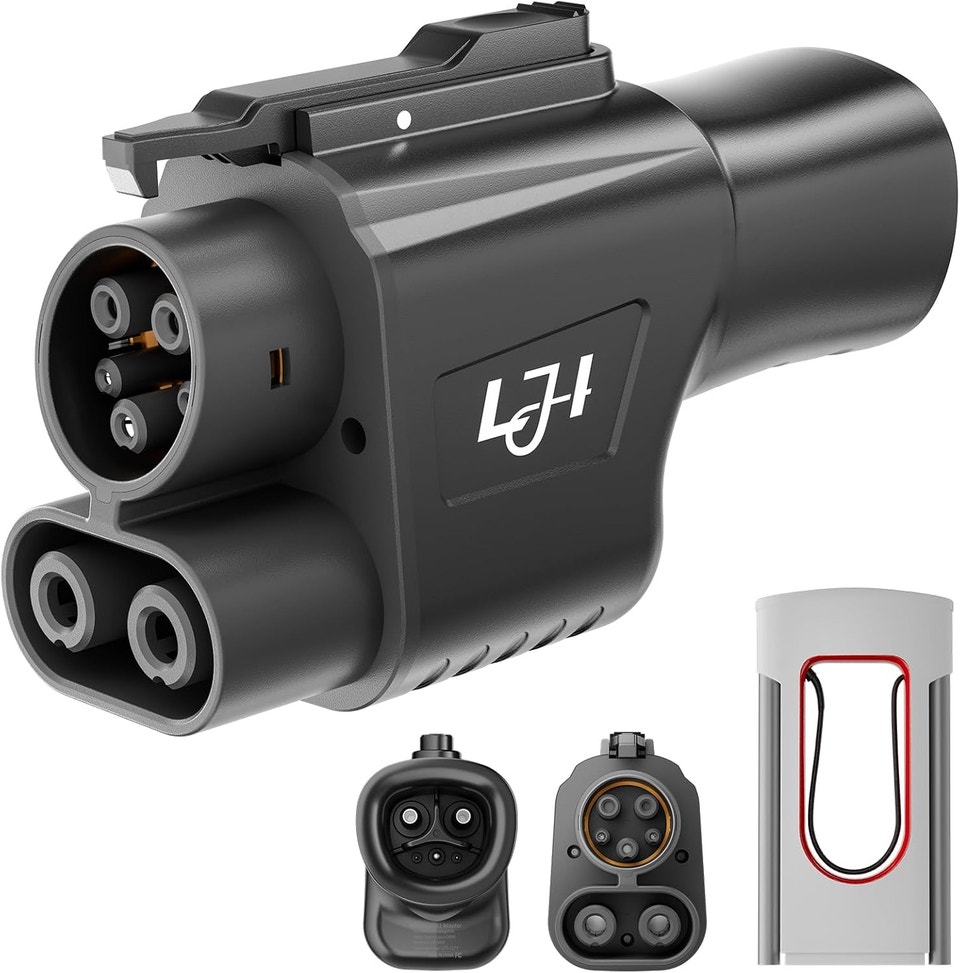 LJH NACS Tesla to CCS1 EV Adapter 500A/1000V/250kW with Interlo | Other ...