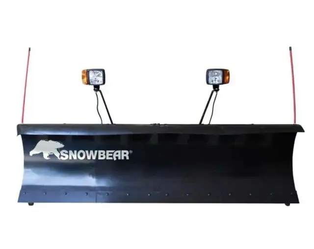 Snowbear 82 in. x 19 in. T-Frame Snow Plow with Light Kit | Other Parts ...