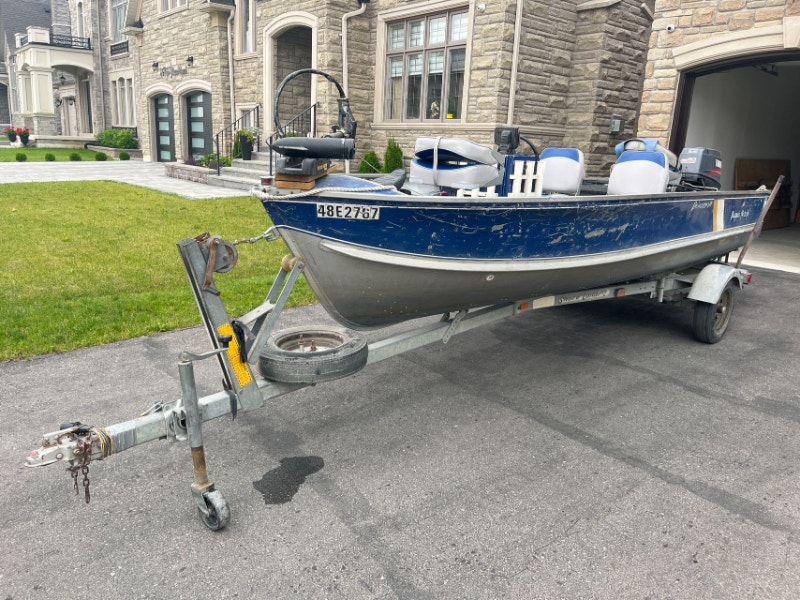 16 ft aluminum fishing boat | Powerboats & Motorboats | Markham / York ...
